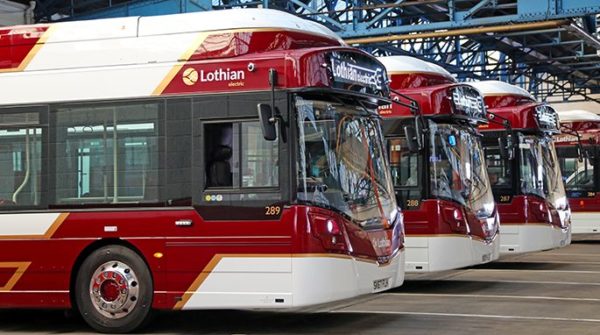 Lothian introduce the first all-electric buses to Edinburgh - Lothian Buses