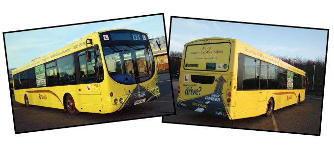New Lothian Buses training buses - Lothian Buses