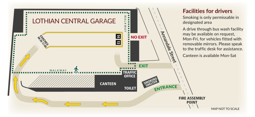 Coach Parking Facilities – Lothian Buses