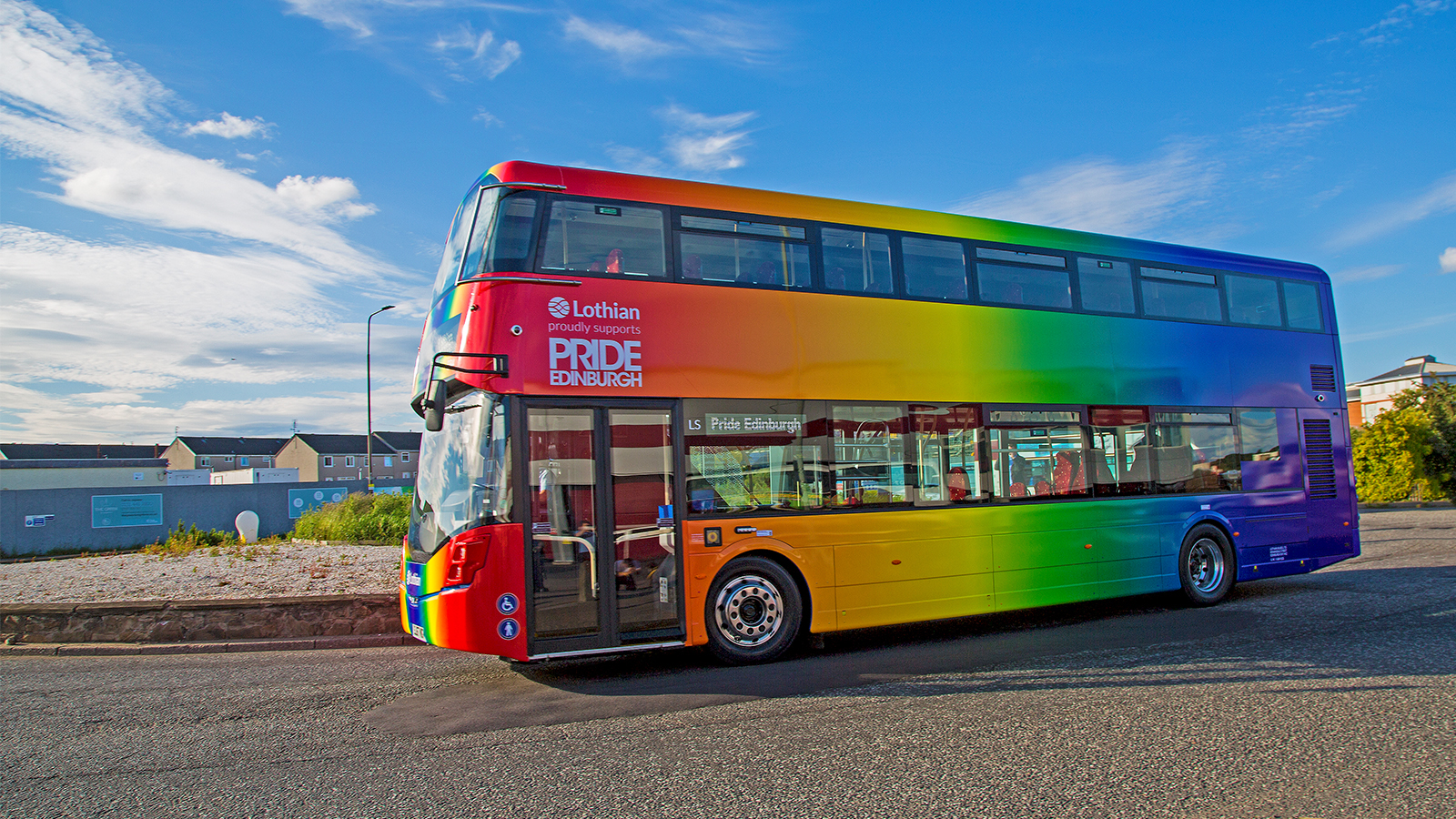 We're Proud to Support Pride - Lothian Buses