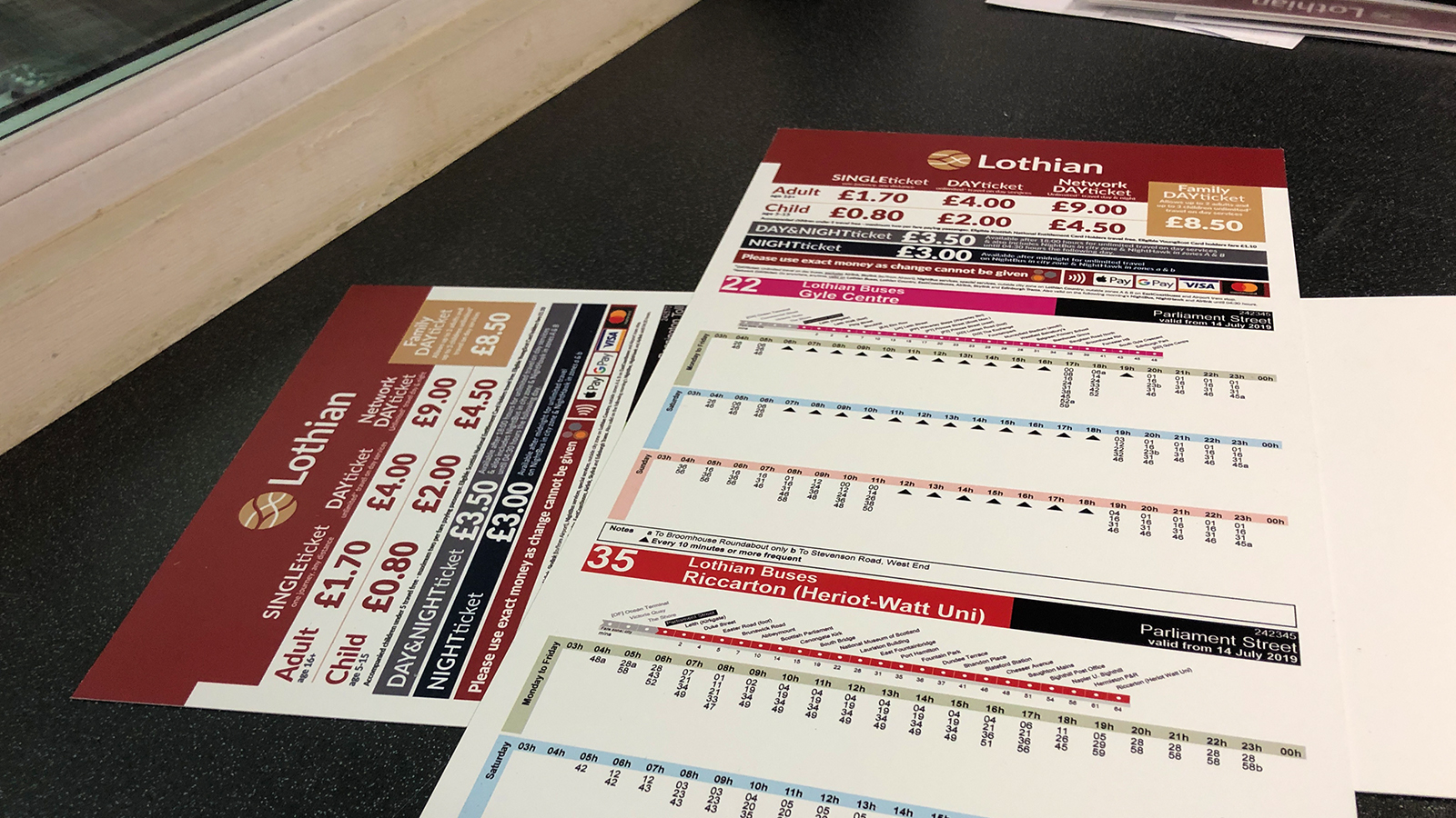 New Lothian Bus Stop Information - Lothian Buses