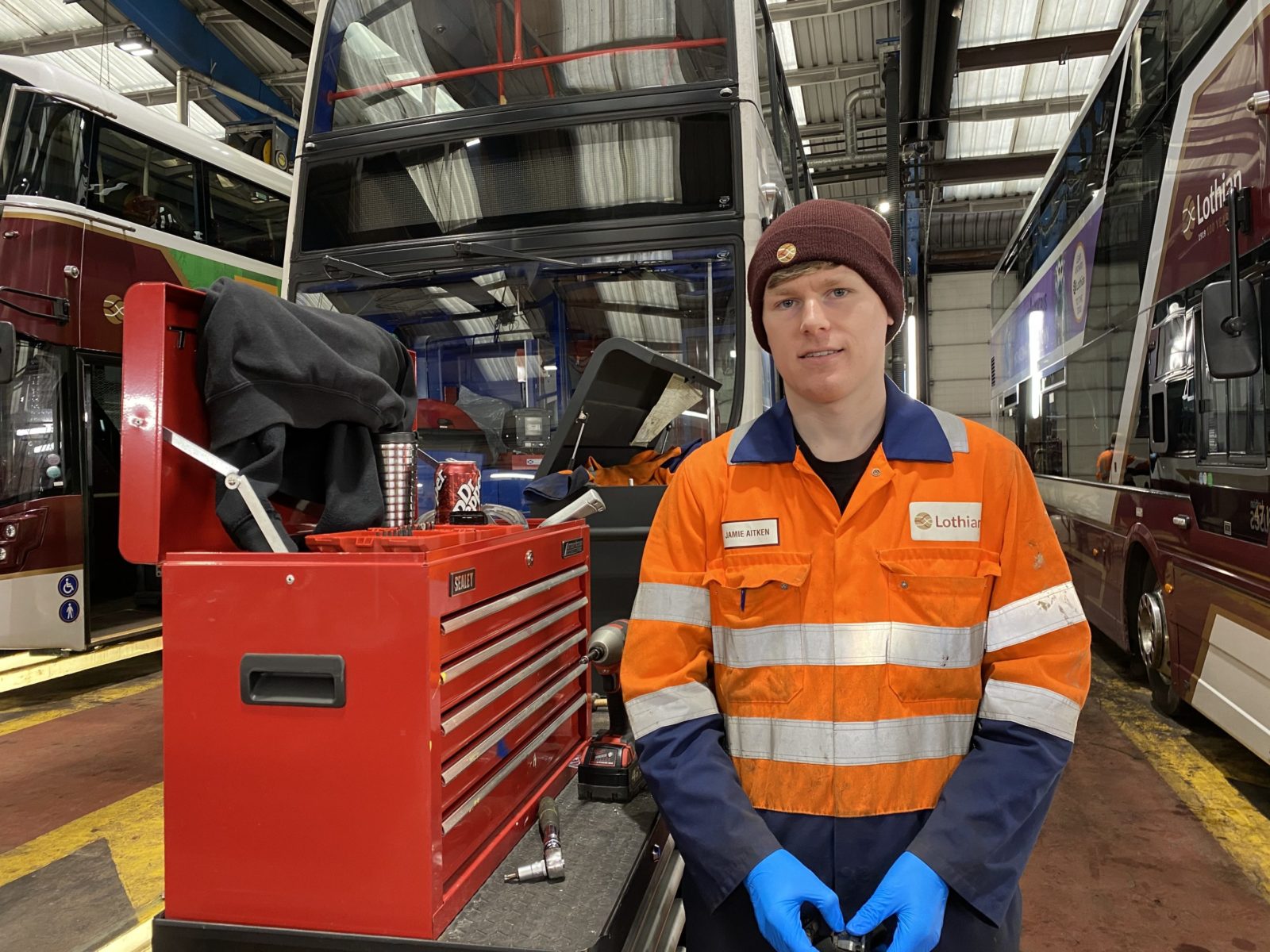 Scottish Apprenticeship Week: Meet Jamie Aitken - Lothian Buses