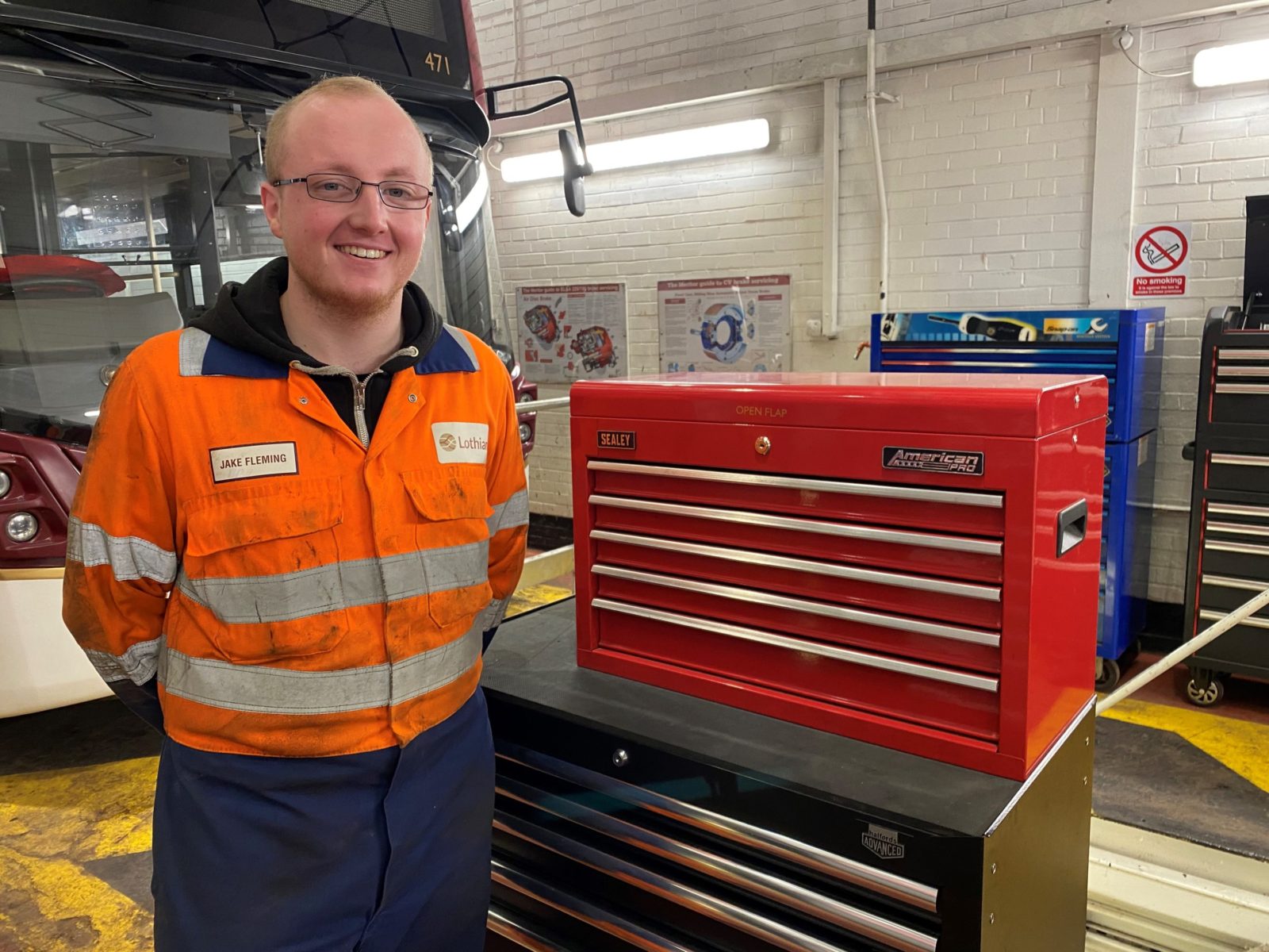Scottish Apprenticeship Week: Meet Jake Fleming - Lothian Buses