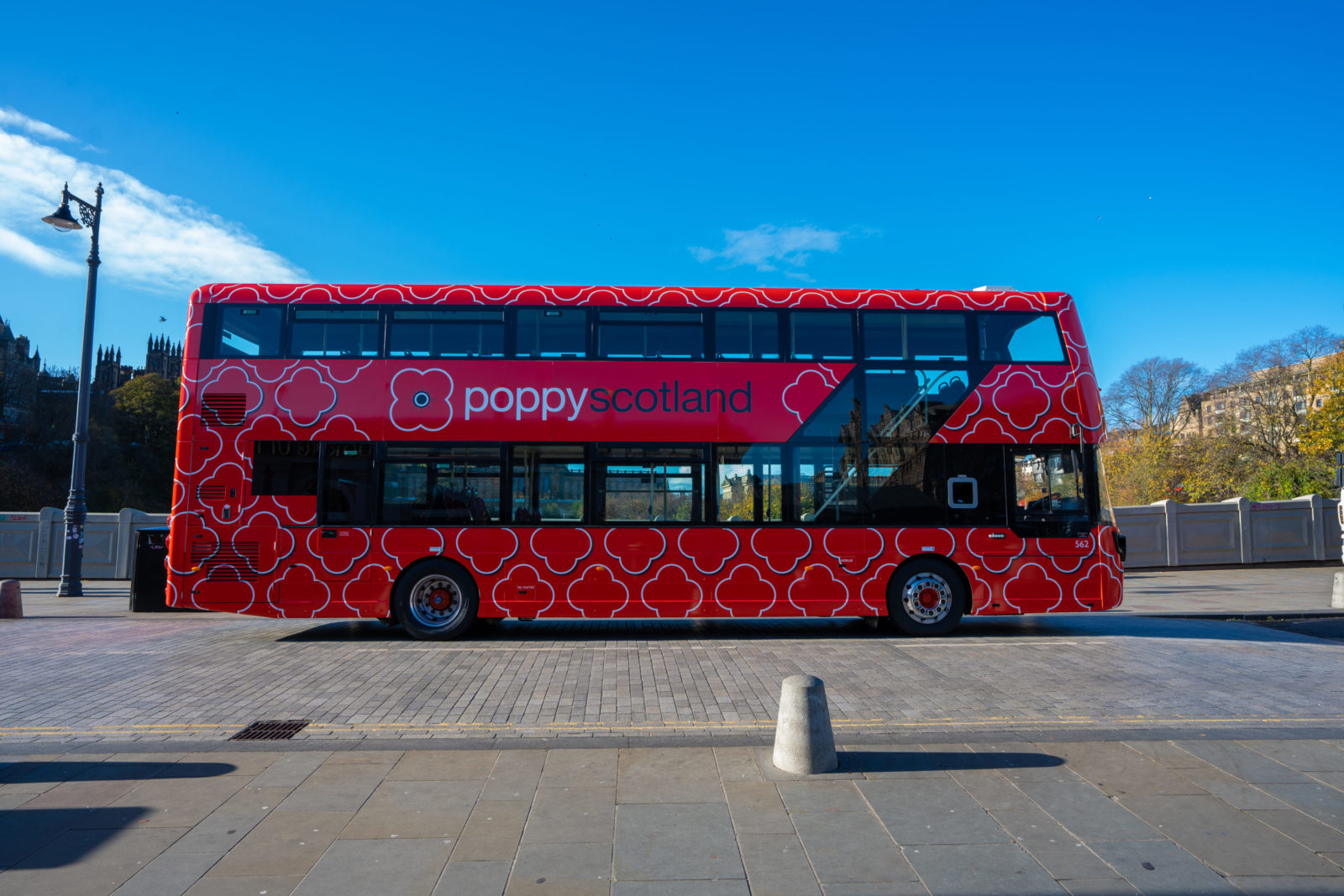 Lothian Buses unveils new Poppyscotland Bus - Lothian Buses