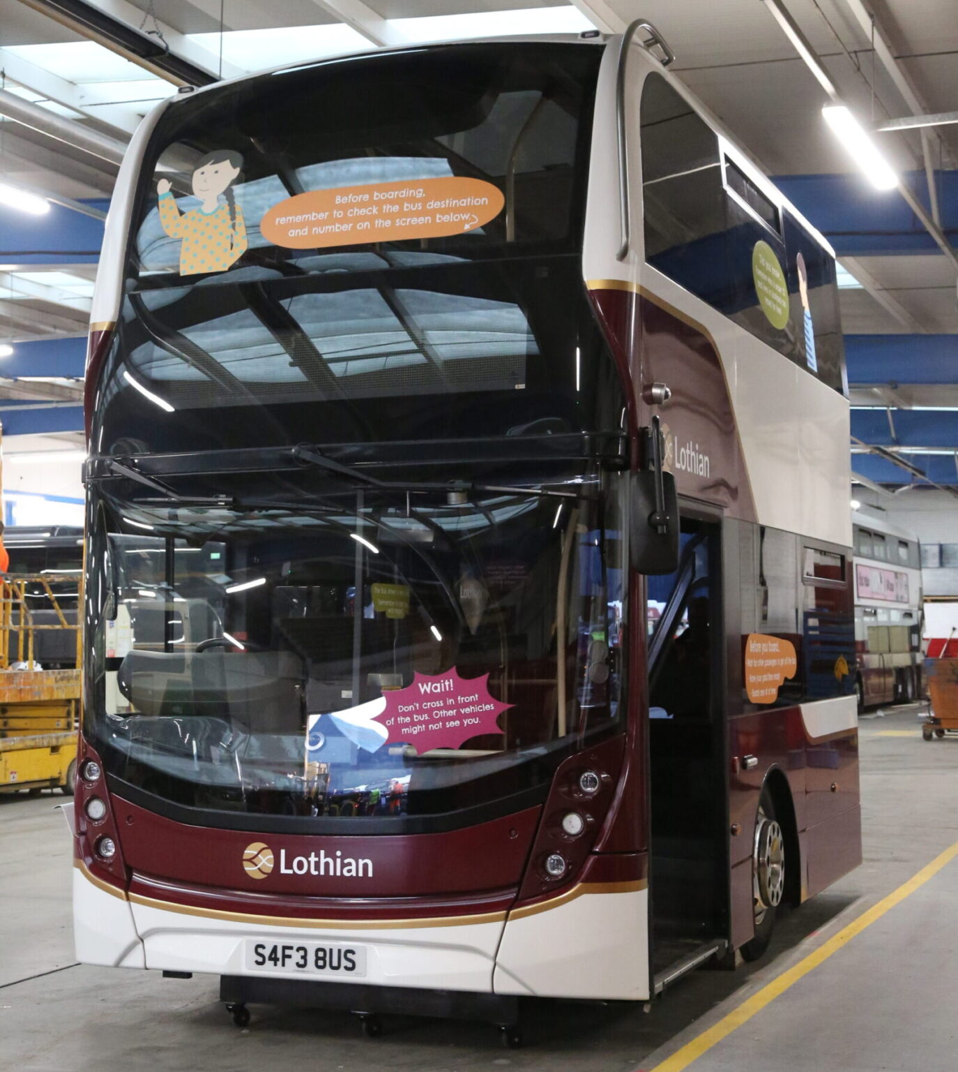 Lothian ‘half-bus’ features at The Risk Factory - Lothian Buses