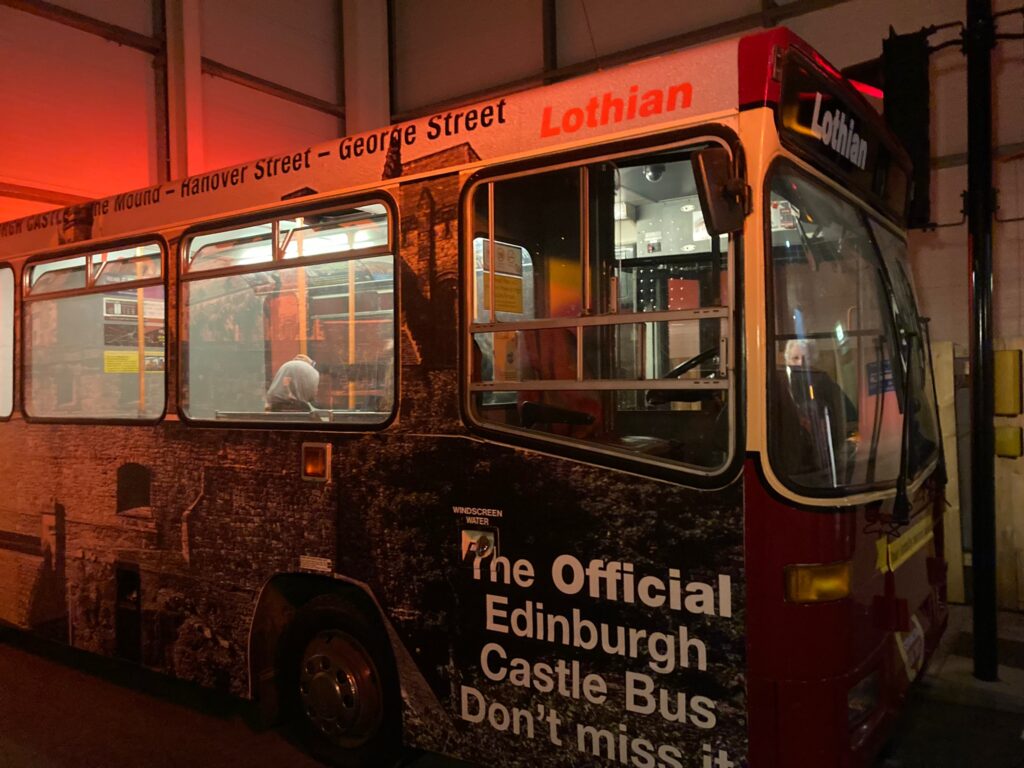 Lothian ‘half-bus’ features at The Risk Factory - Lothian Buses