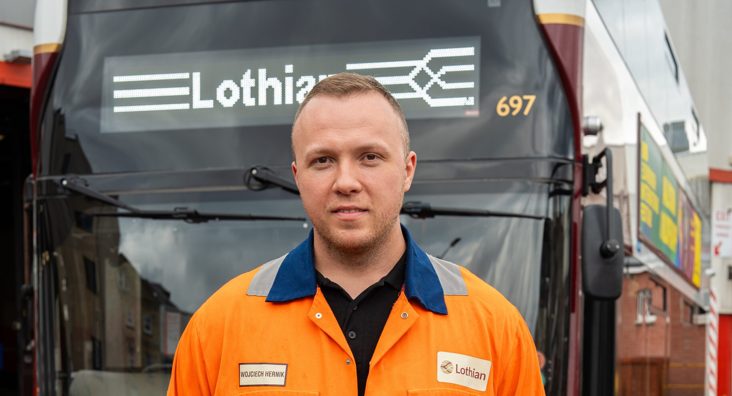 Scottish Apprenticeship Week - Wojciech Hernik - Lothian Buses