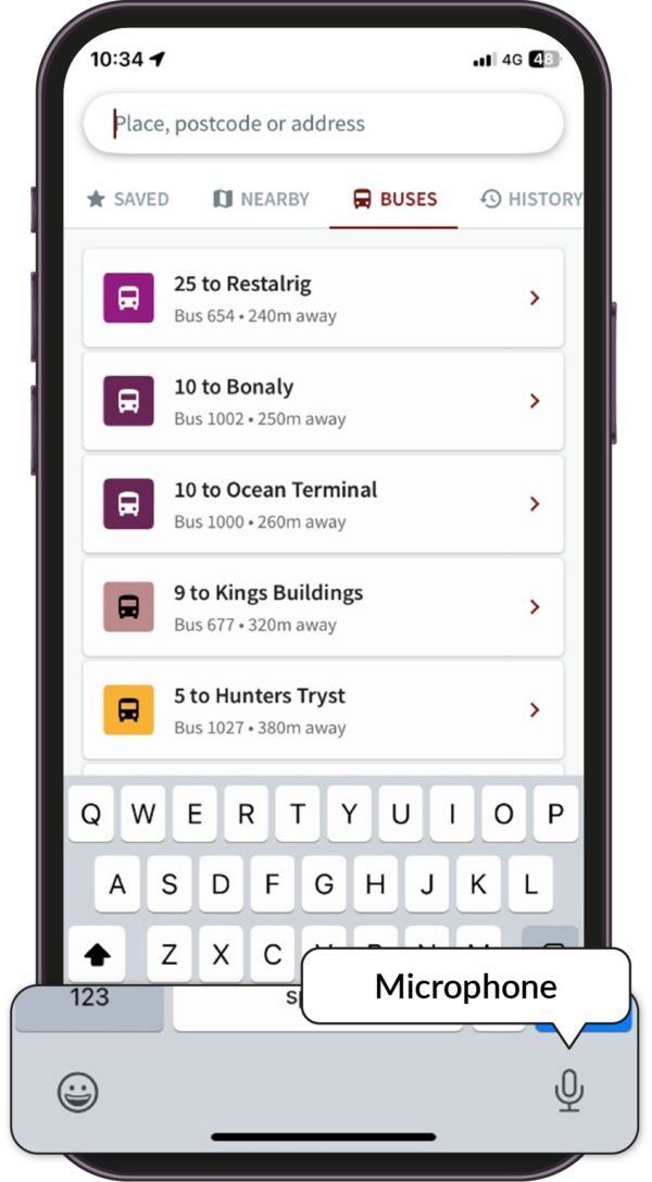 App Accessibility FAQs - Lothian Buses