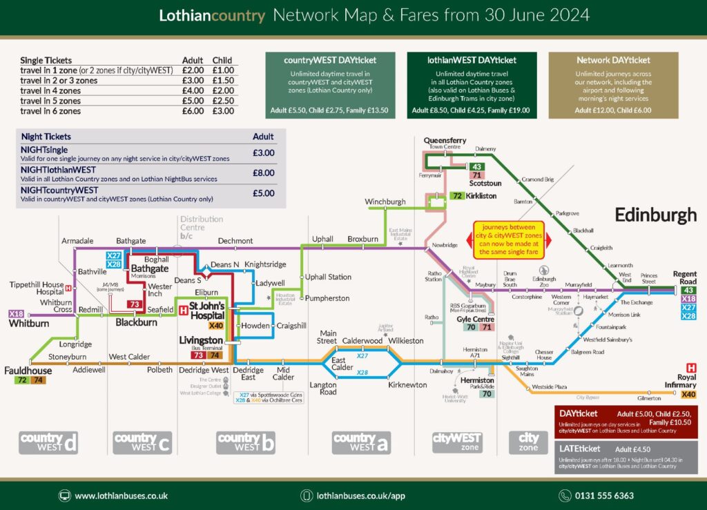 Lothian announces cheaper fares and new routes for west Edinburgh ...