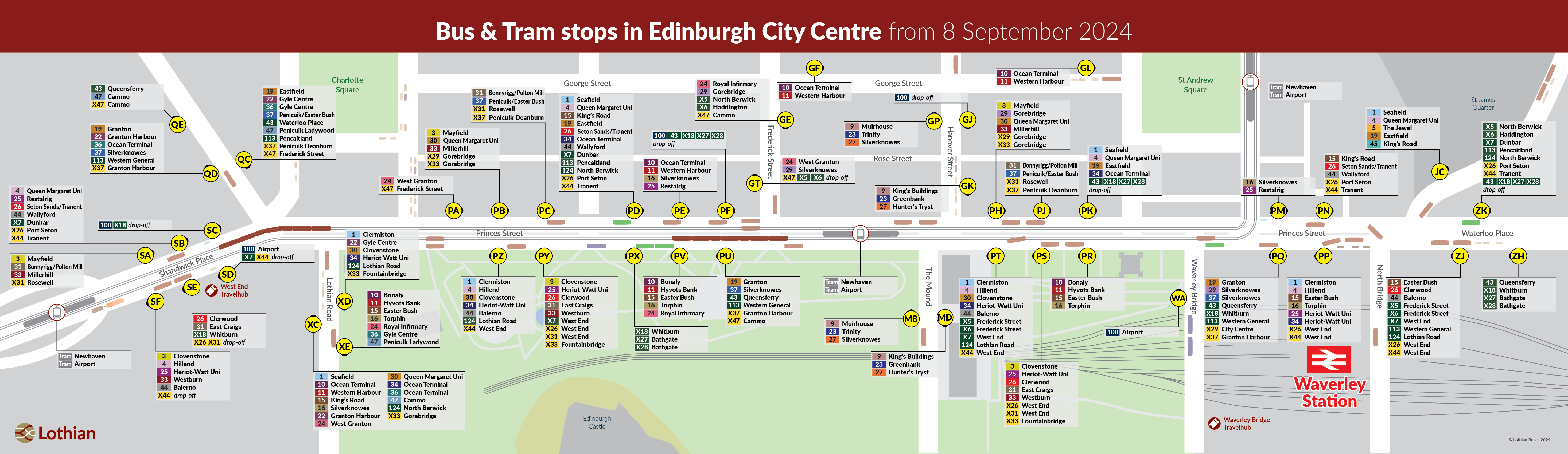 Network Maps - Lothian Buses