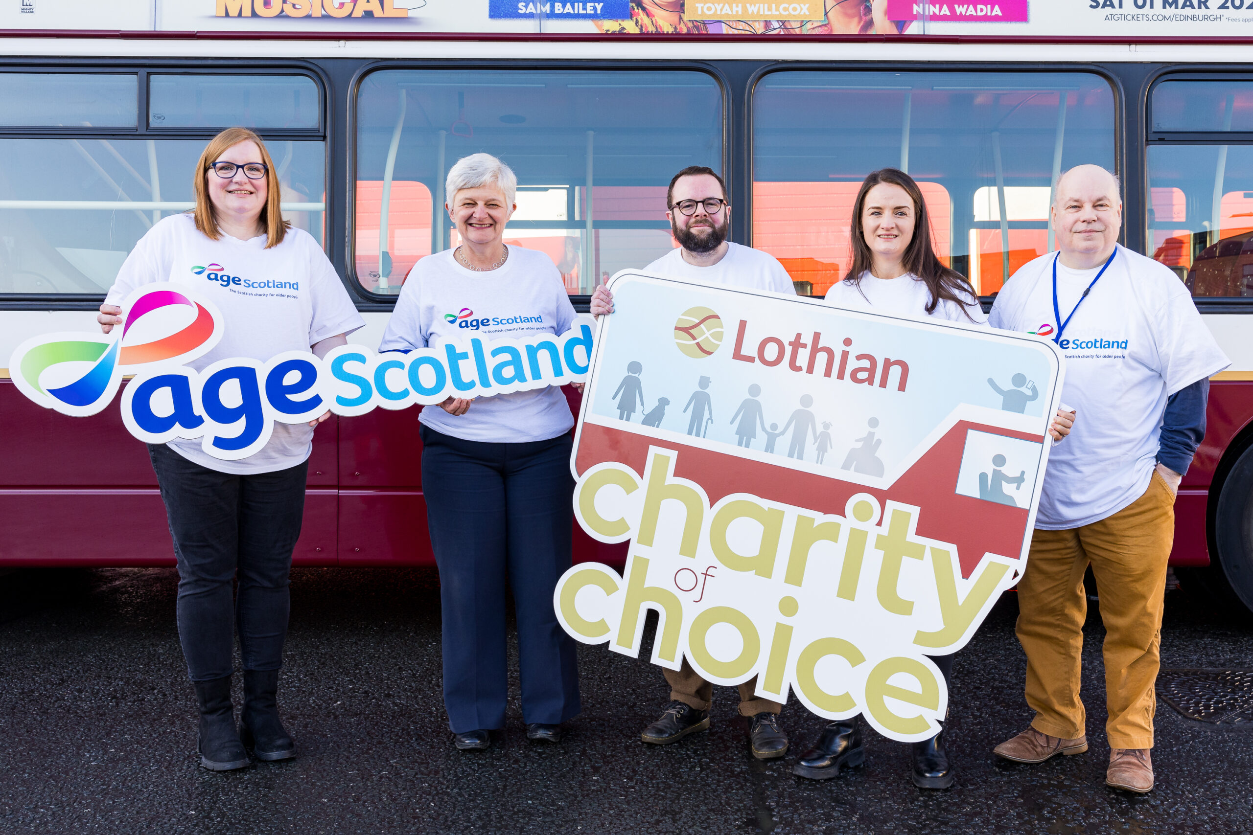 Lothian choose Age Scotland as next charity partner - Lothian Buses