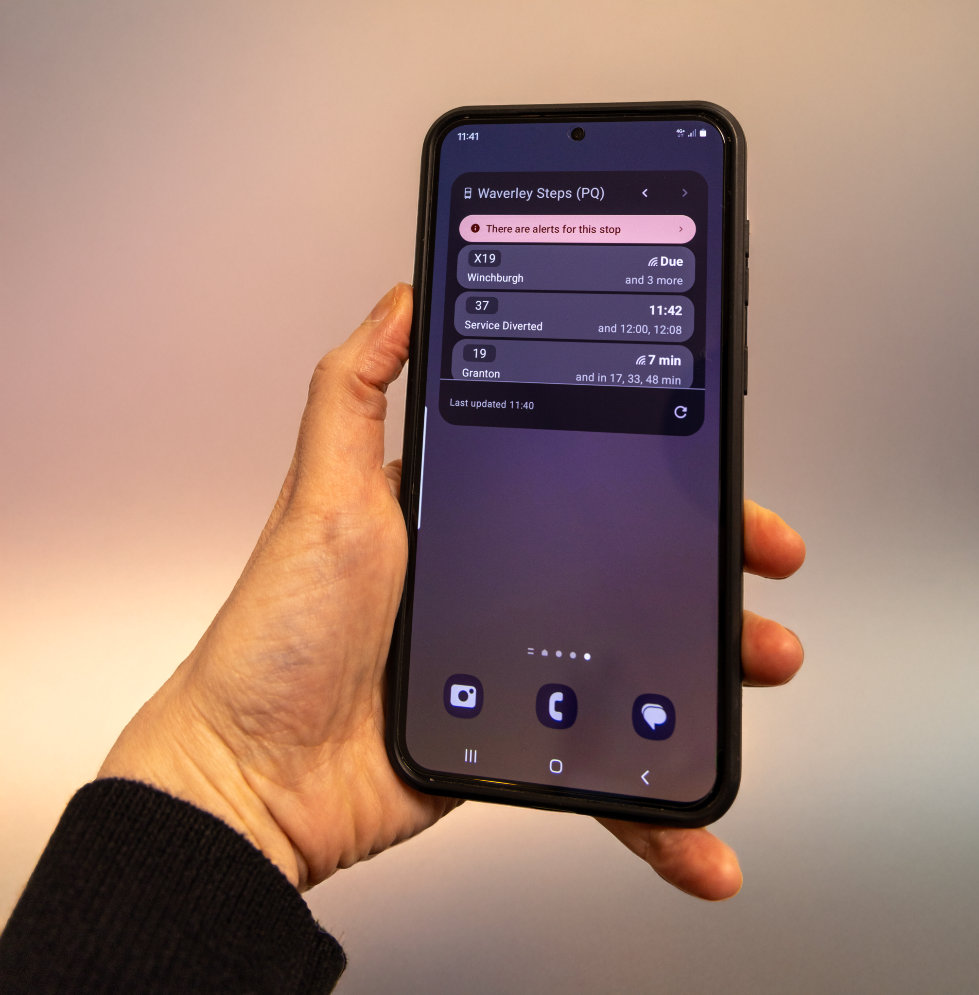 Introducing new features in Bus & Tram App - Lothian Buses